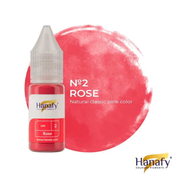 Hanafy Lip Pigments - N2 Rose 10ML - The Online Beauty Warehouse